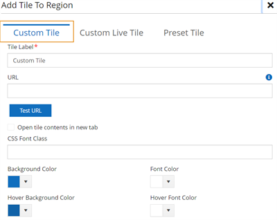 Customize Workspaces