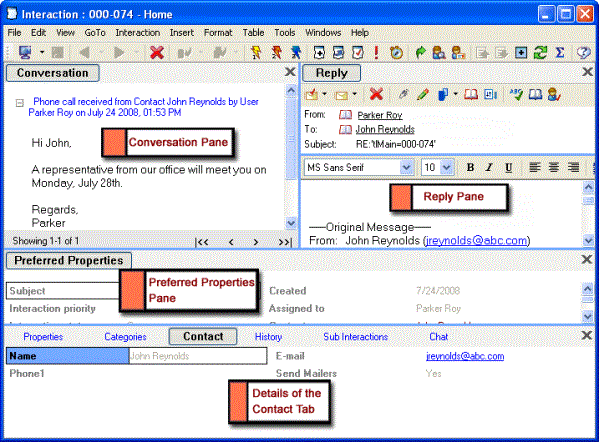 The Interaction Window