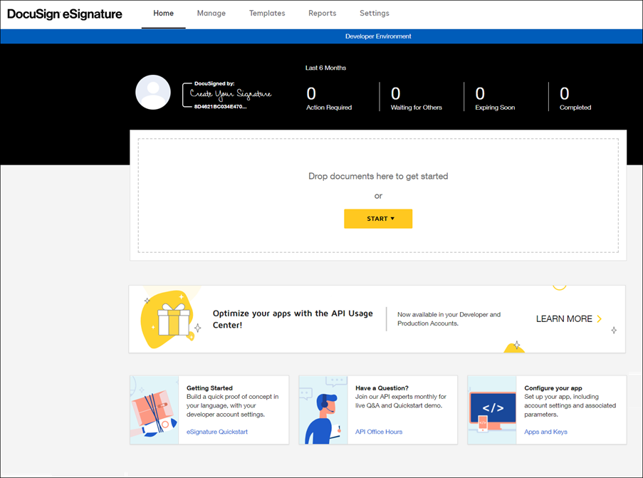 Log in to DocuSign