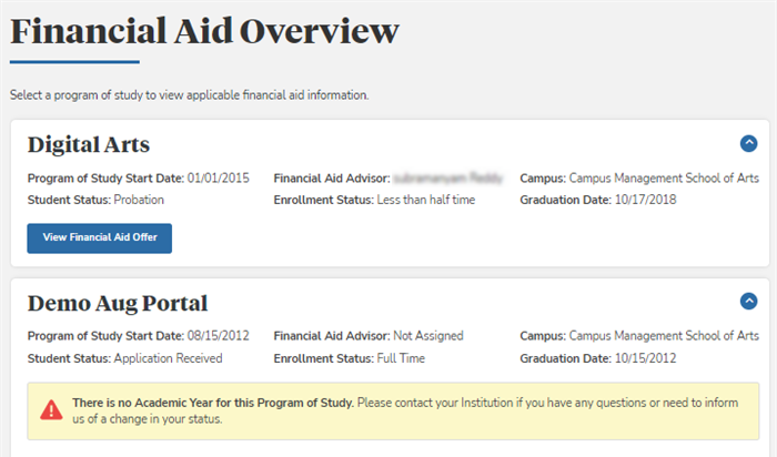 Financial Aid Overview