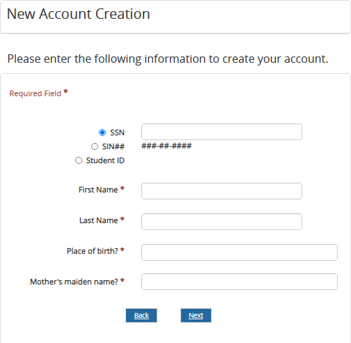 Create a User Account