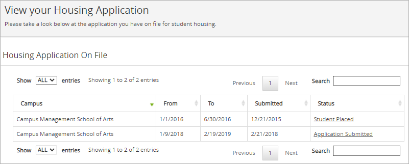 Review Your Application