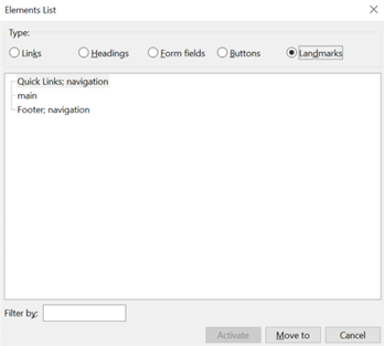 Accessibility Overview