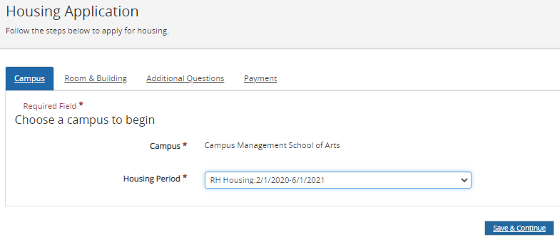Start New Application