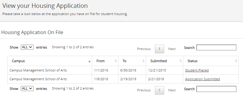 Review Your Application
