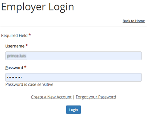 Employer Registration