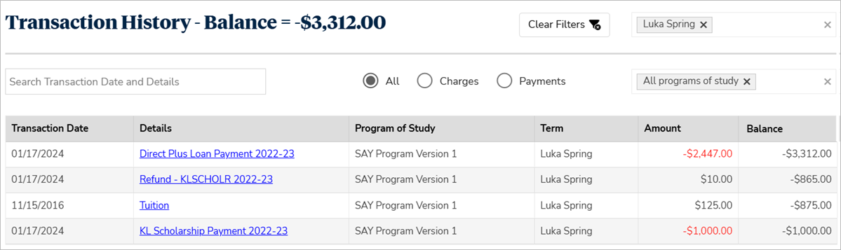 Account Summary