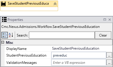 SaveStudentPreviousEducation