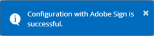 Adobe Sign Settings