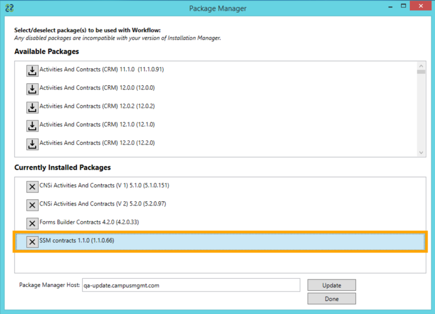 Activities for Student Selection Management